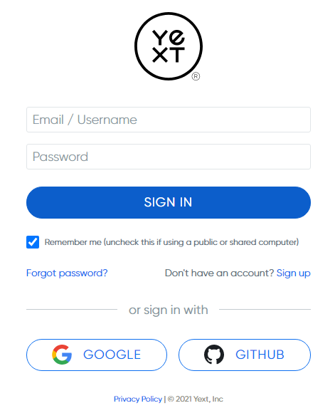 Yext - Support Guide – TapClicks